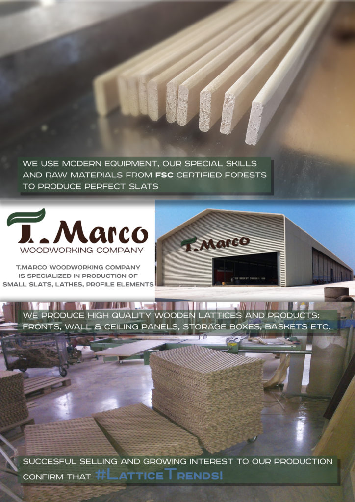 Presentation of T.Marco products - T.Marco woodworking company